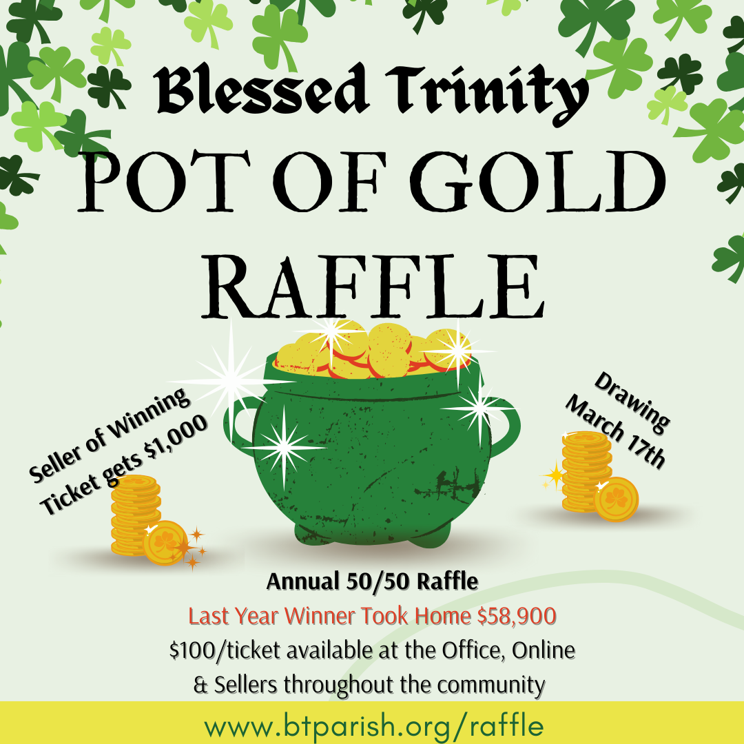 Pot O’Gold Raffle | Blessed Trinity RC Church
